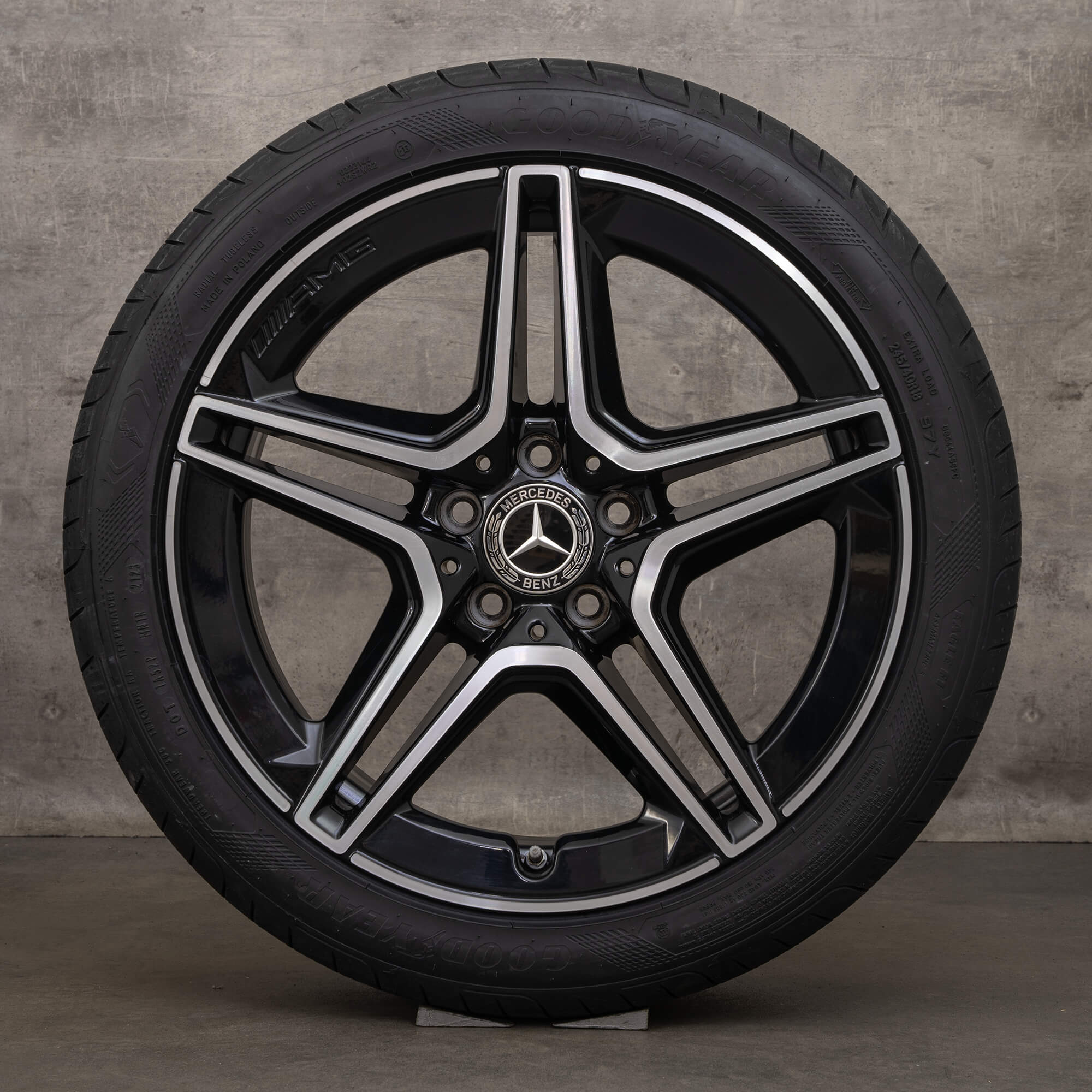 Originale AMG Mercedes C Klasse W205 S205 C205 A205 18-tommers ...