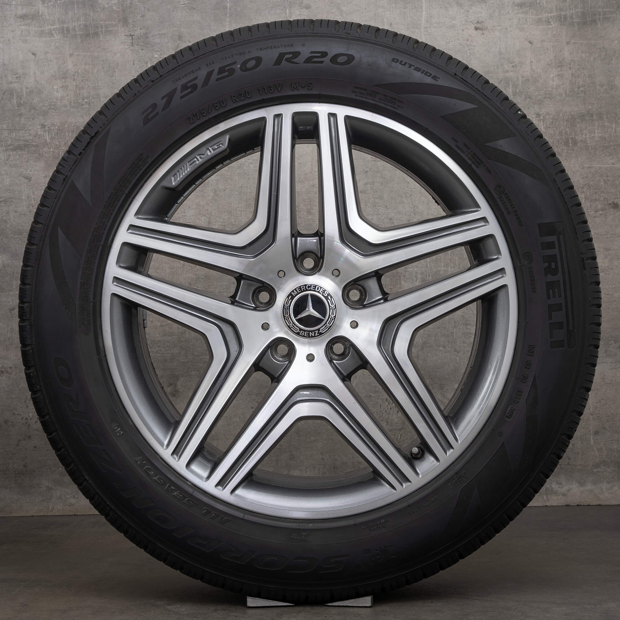 AMG Mercedes G Klasse W463 G63 G65 allværshjul 20-tommers felger ...