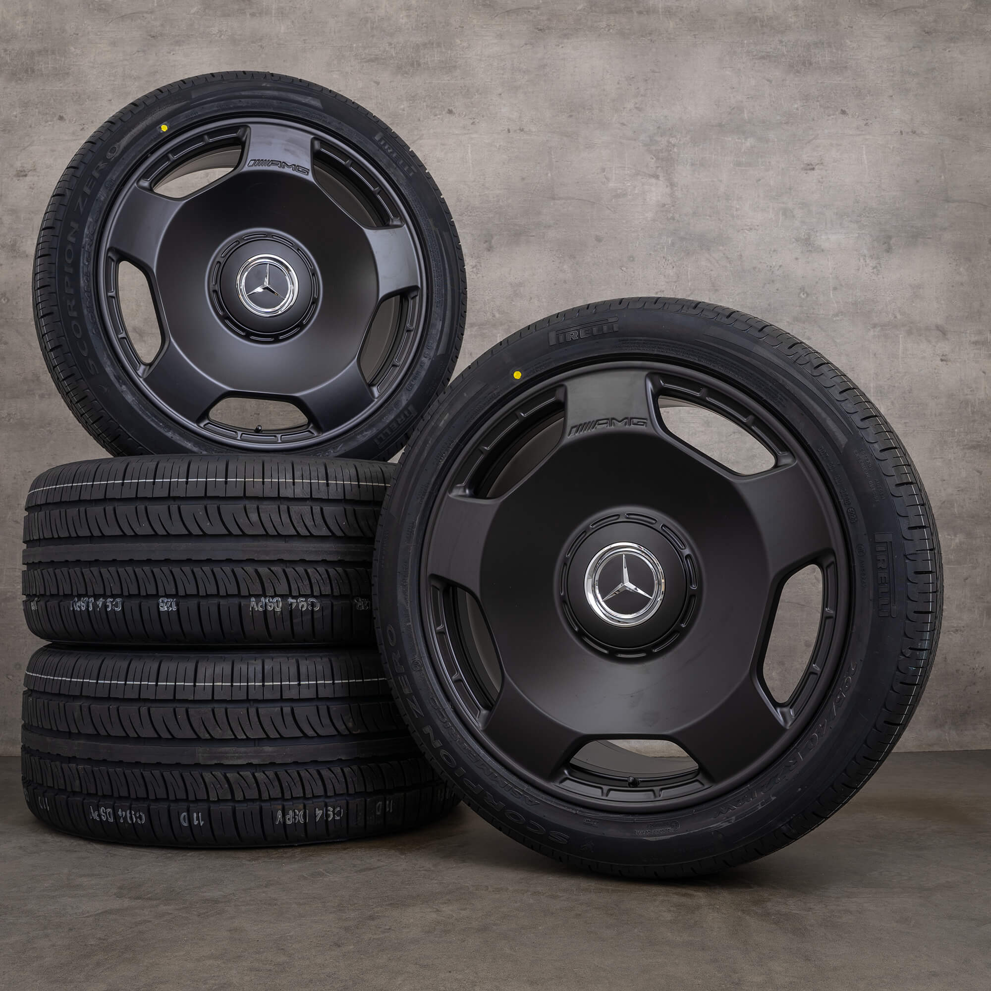 Original AMG Mercedes Benz G-Class W463 G63 22 inch rims summer wheels NEW