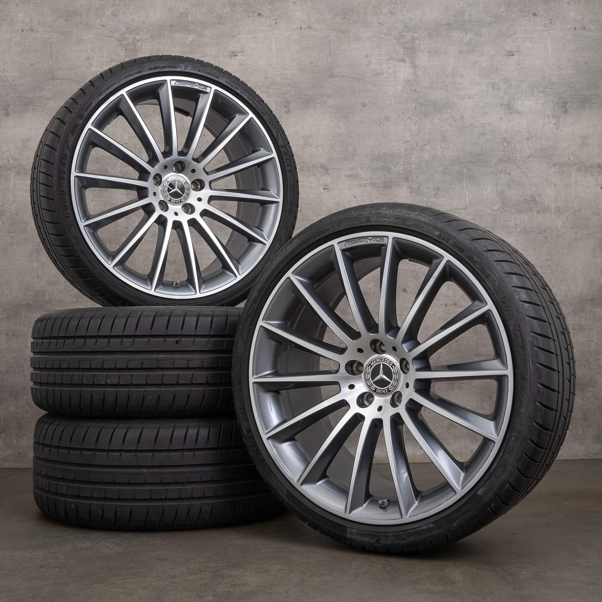 AMG Mercedes Benz CLS C257 summer wheels 20 inch rims tires aluminum