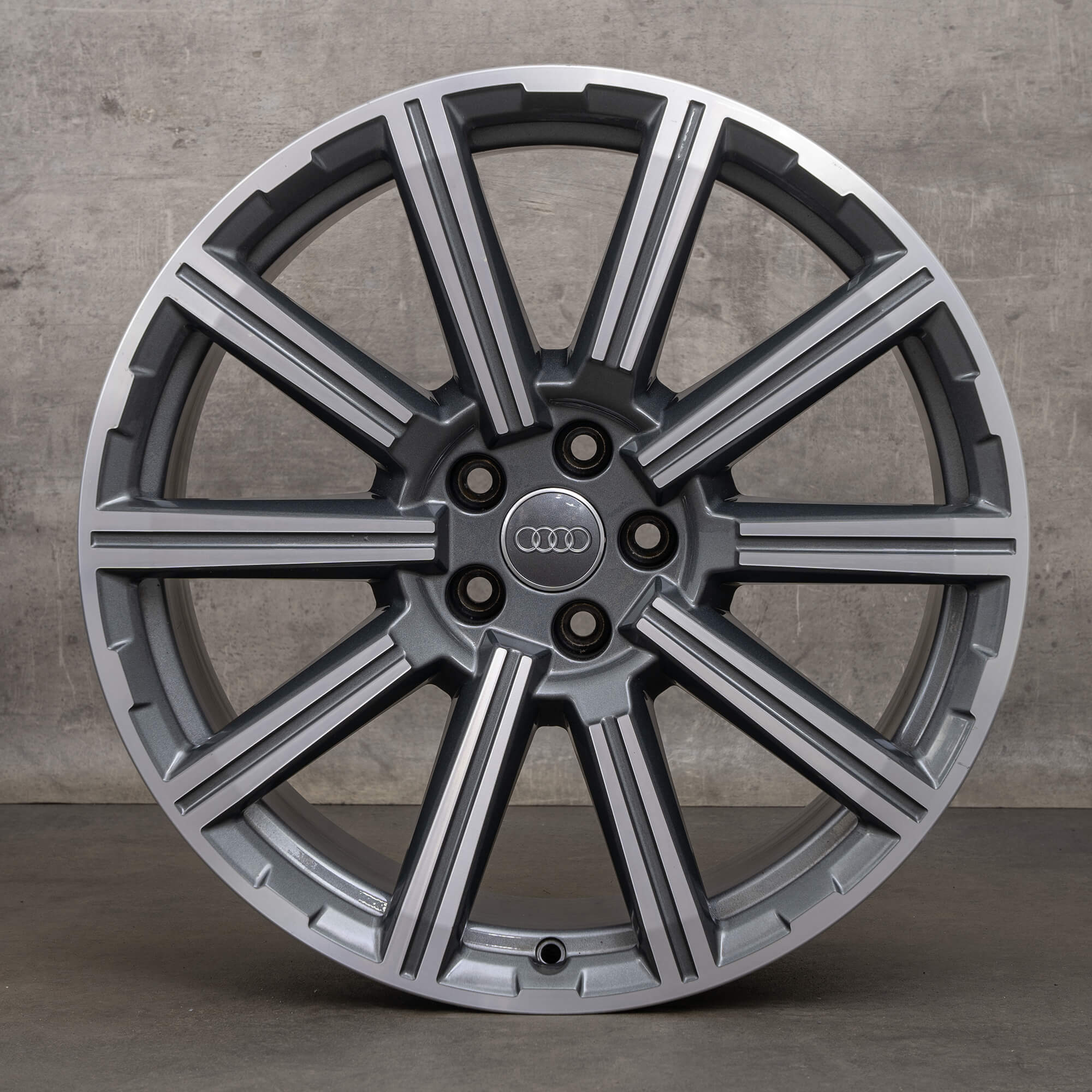 Audi 20 inch velgen Q7 SQ7 aluminium 9 x ET33 4M0601025AD antraciet