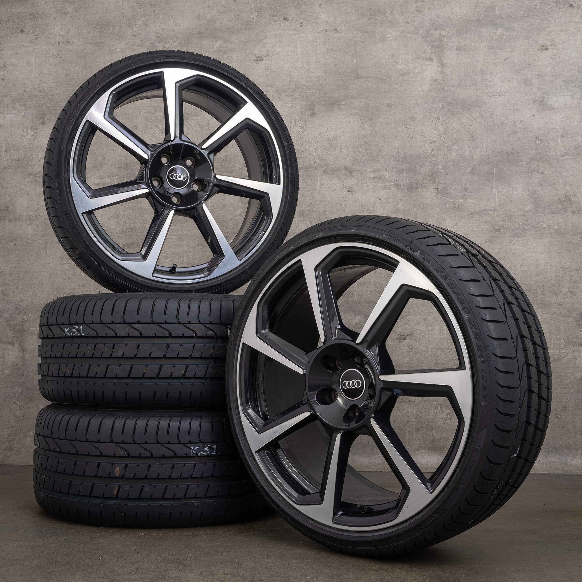 Jantes de rotor pneus verão originais Audi TT RS 8S FV 20 polegadas ...