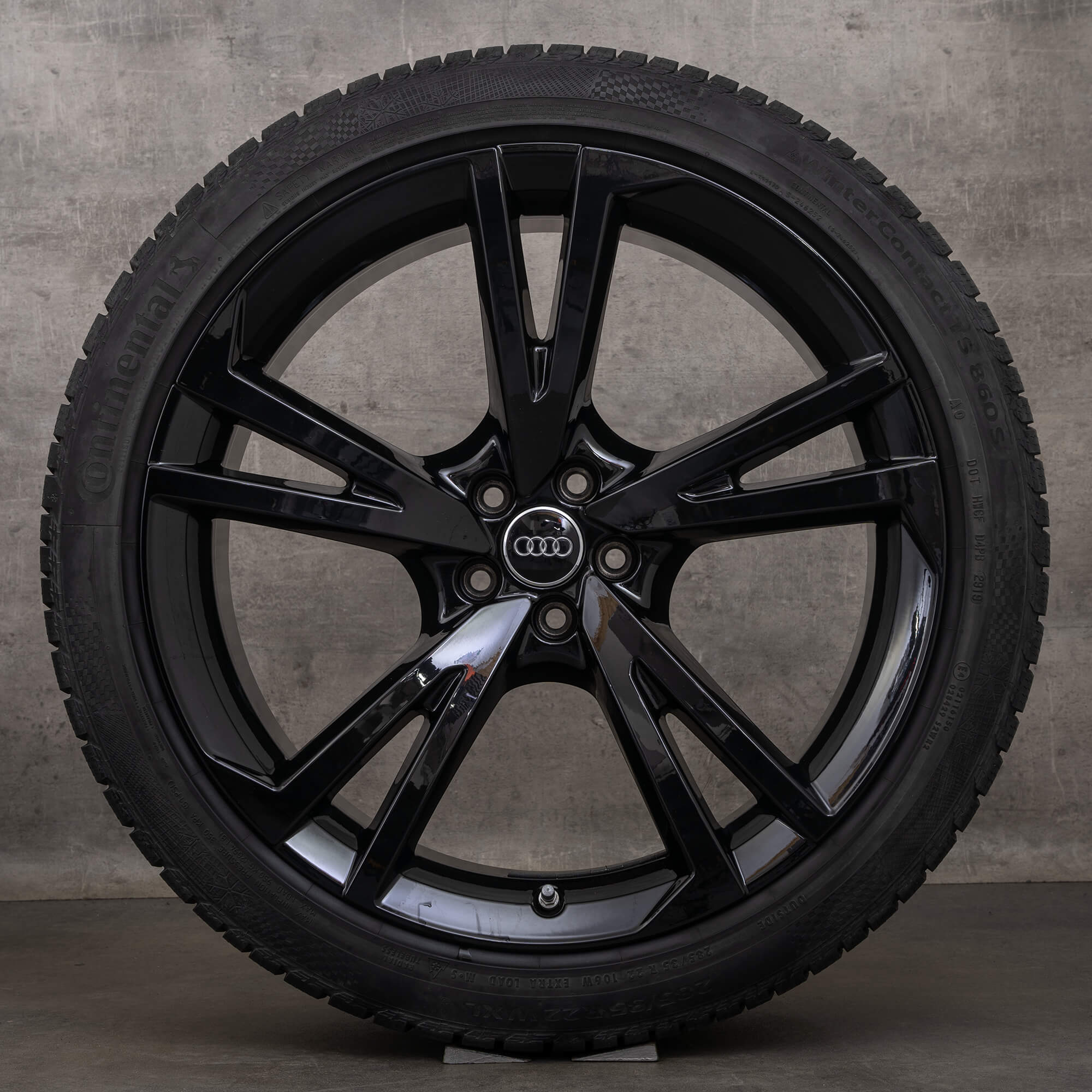 Original Audi Q7 SQ7 4M 22 inch winter wheels rims 4M0601025CA Falx black