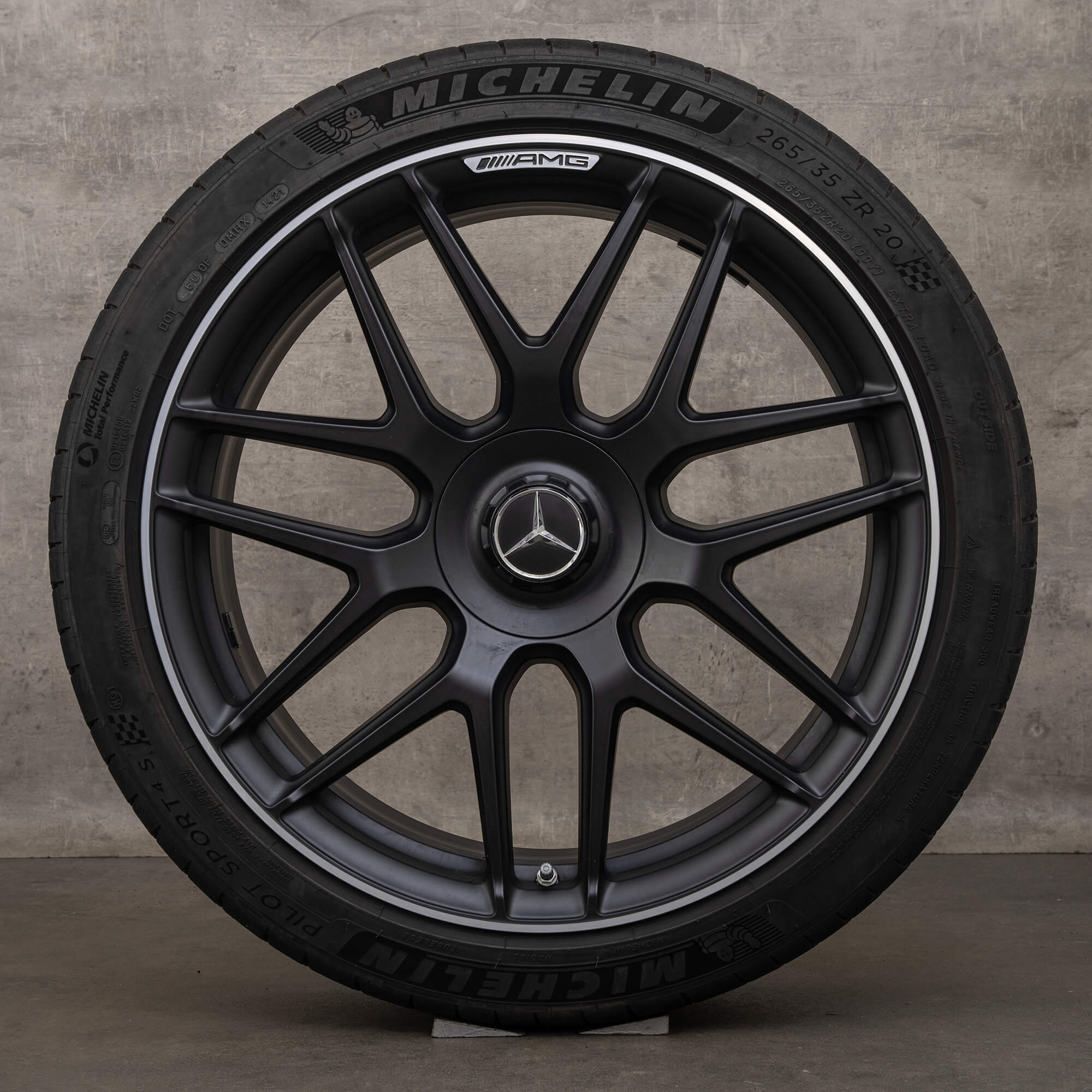 Original Mercedes AMG E63 S W213 S213 20 inch rims summer tires A2134013000