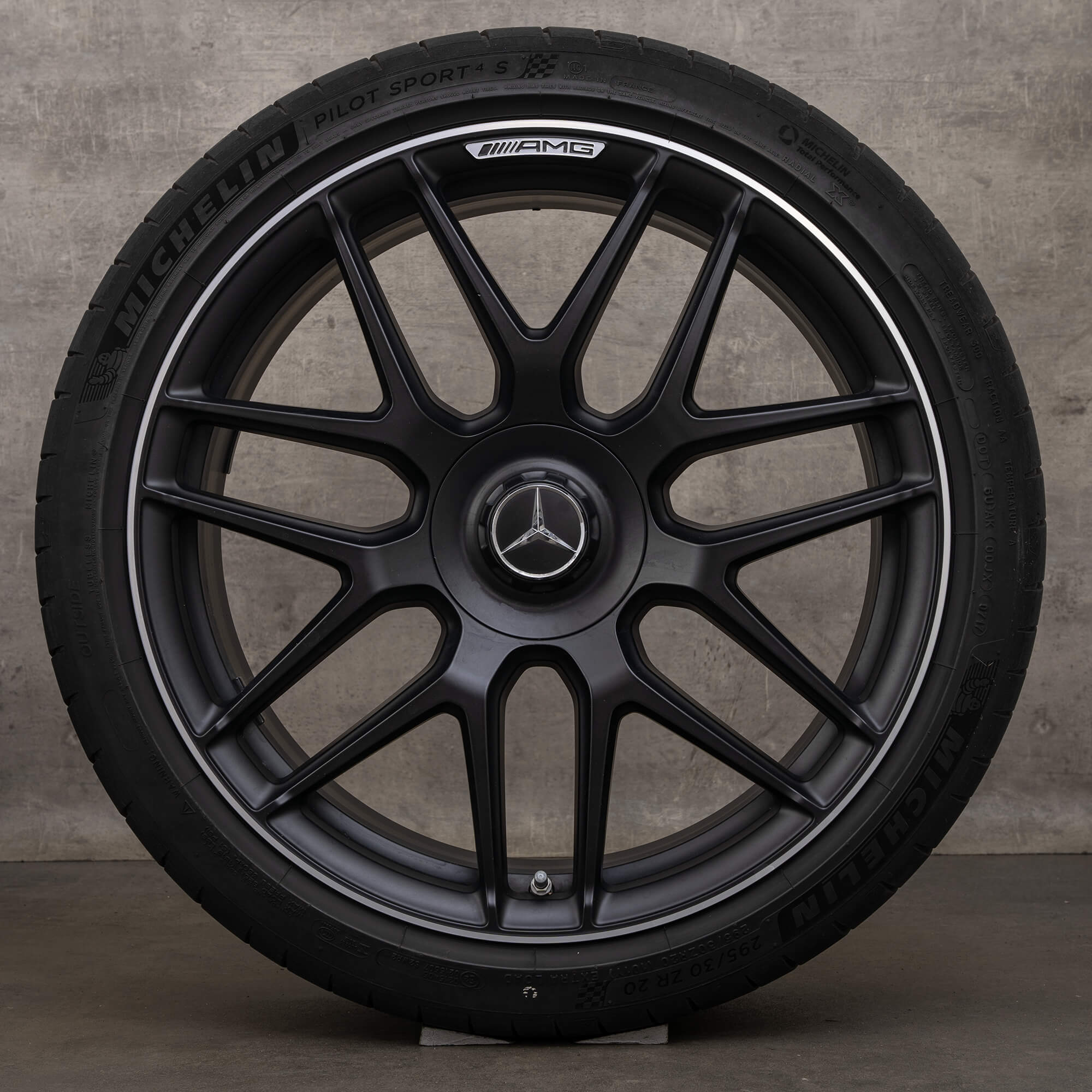 Original Mercedes AMG E63 S W213 S213 20 inch rims summer tires A2134013000