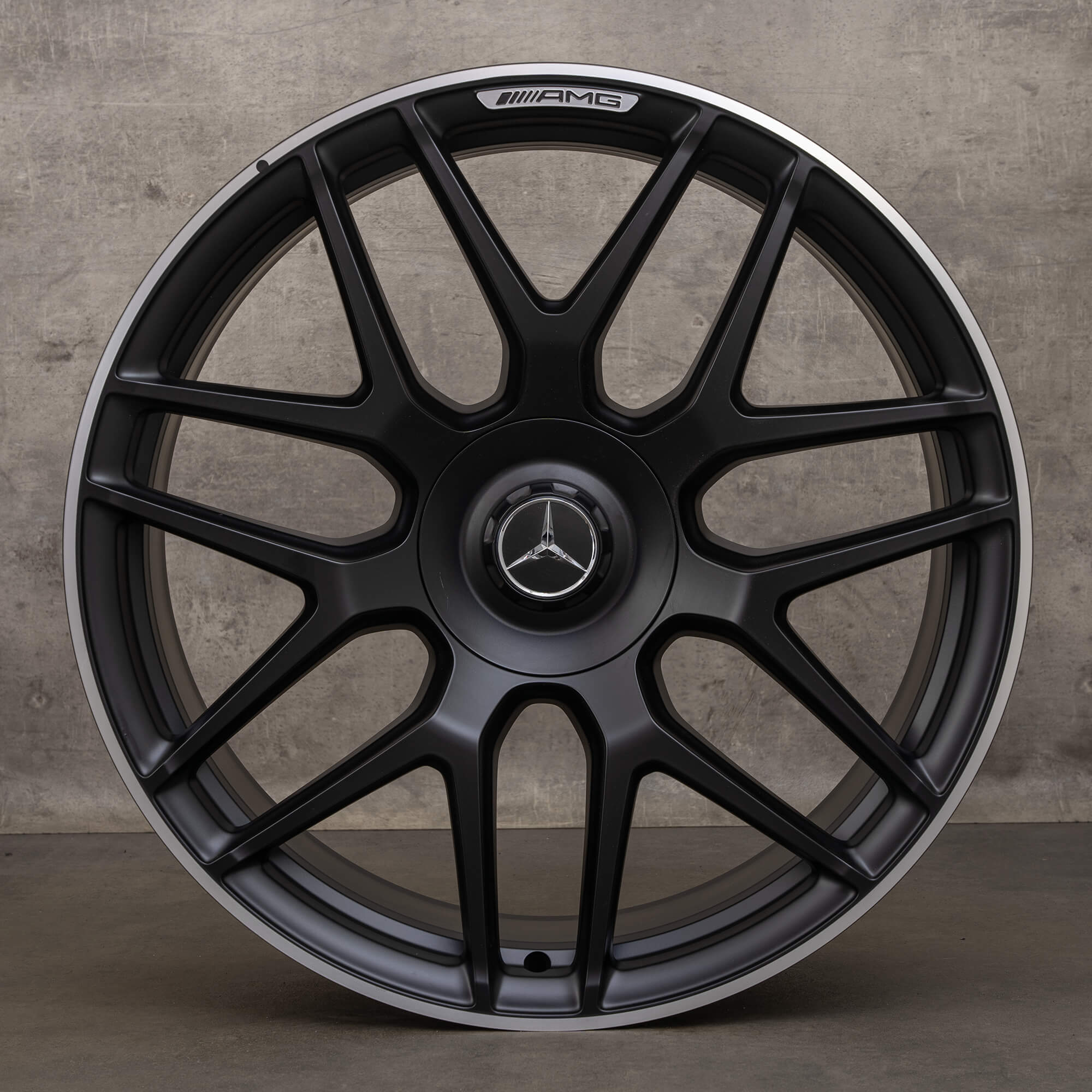 Orijinal AMG Mercedes G Class W463 A G63 22 inç jantlar A4634012000 mat ...
