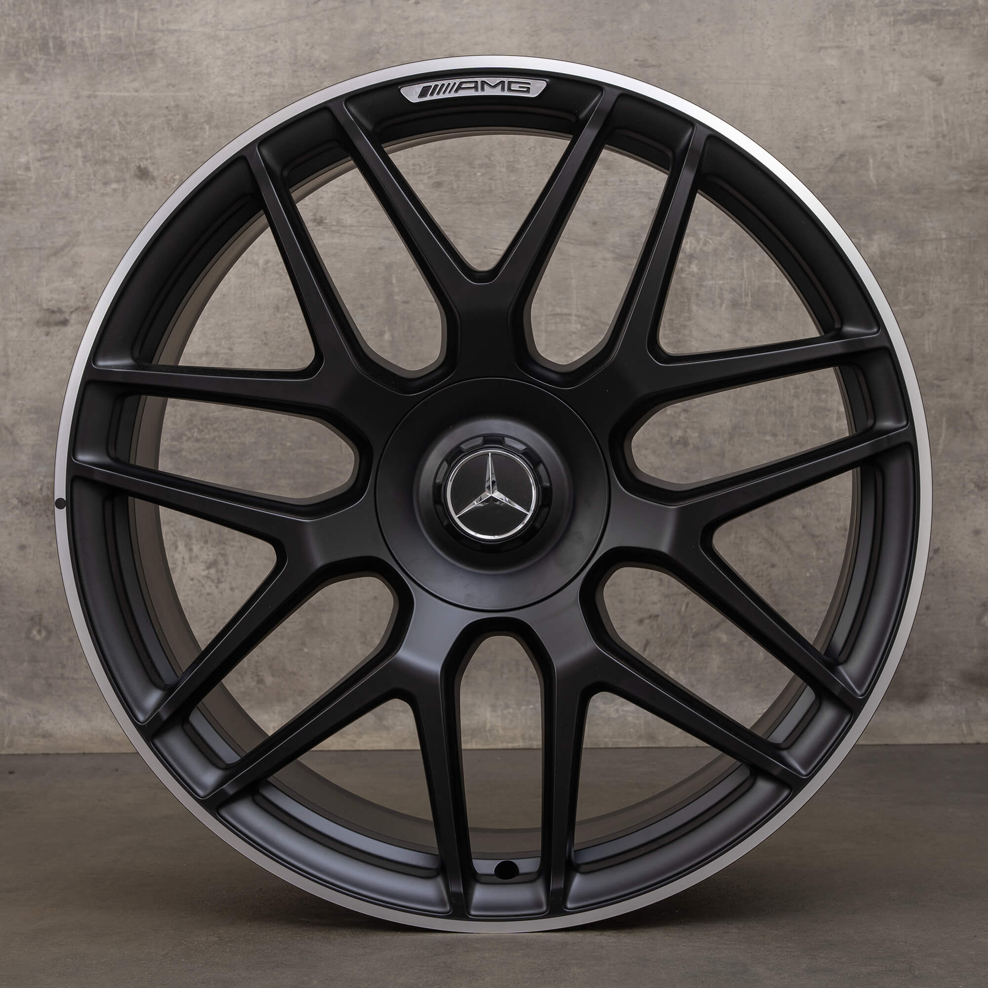 Orijinal AMG Mercedes G Class W463 A G63 22 inç jantlar A4634012000 mat ...